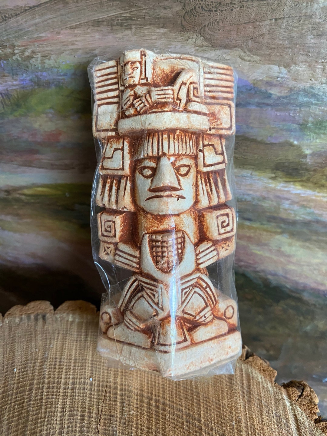 Mayan Figurine-ceramic Mexico Souvenir-collectibles-cancun-riviera Maya ...