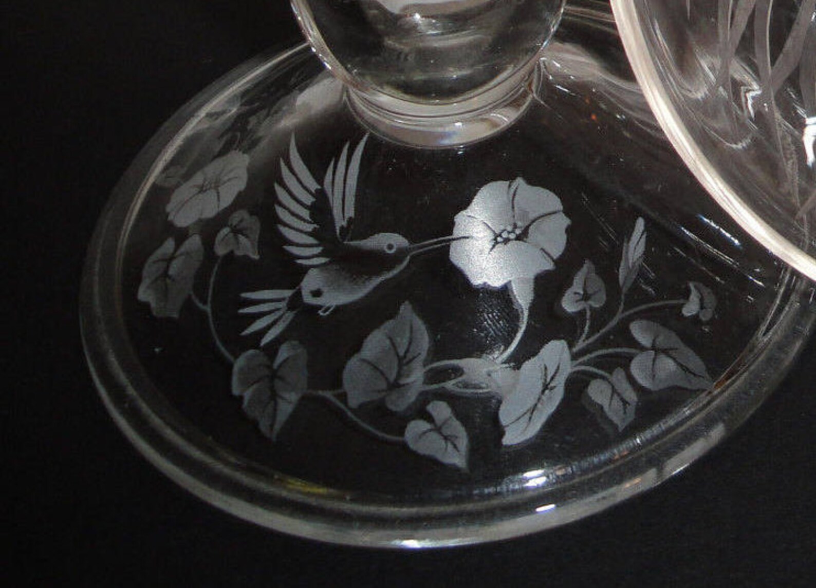 Avon Candleholder Lead Crystal Hummingbird Collectibles | Etsy