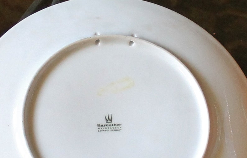 Country Cottage Scene Porcelain Plate Vintage Bareuther - Etsy