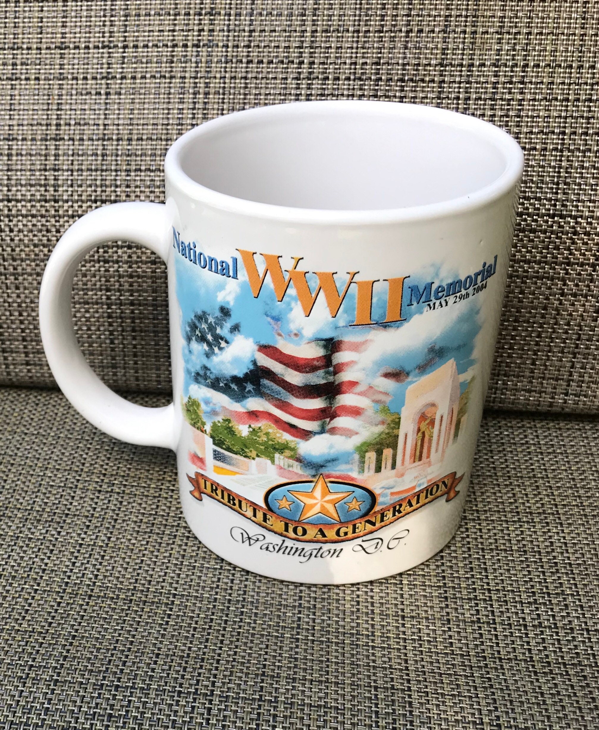 World War II Memorial Mug-ww II Collectibles-washington D C-ceramic ...
