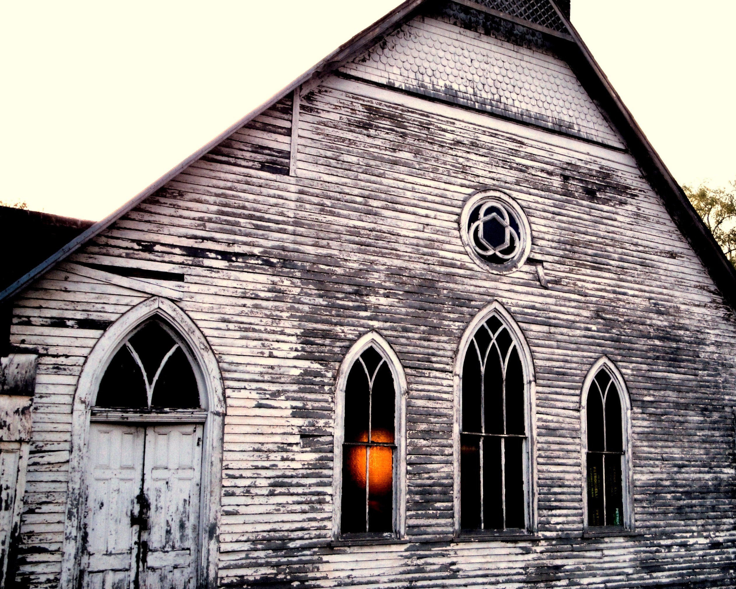 Rustic Old Abandoned Church-choice of Photos-photography-8 X 10 Glossy ...