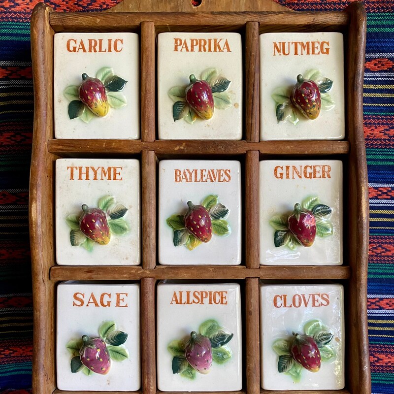 Ceramic Spice Rack - Etsy