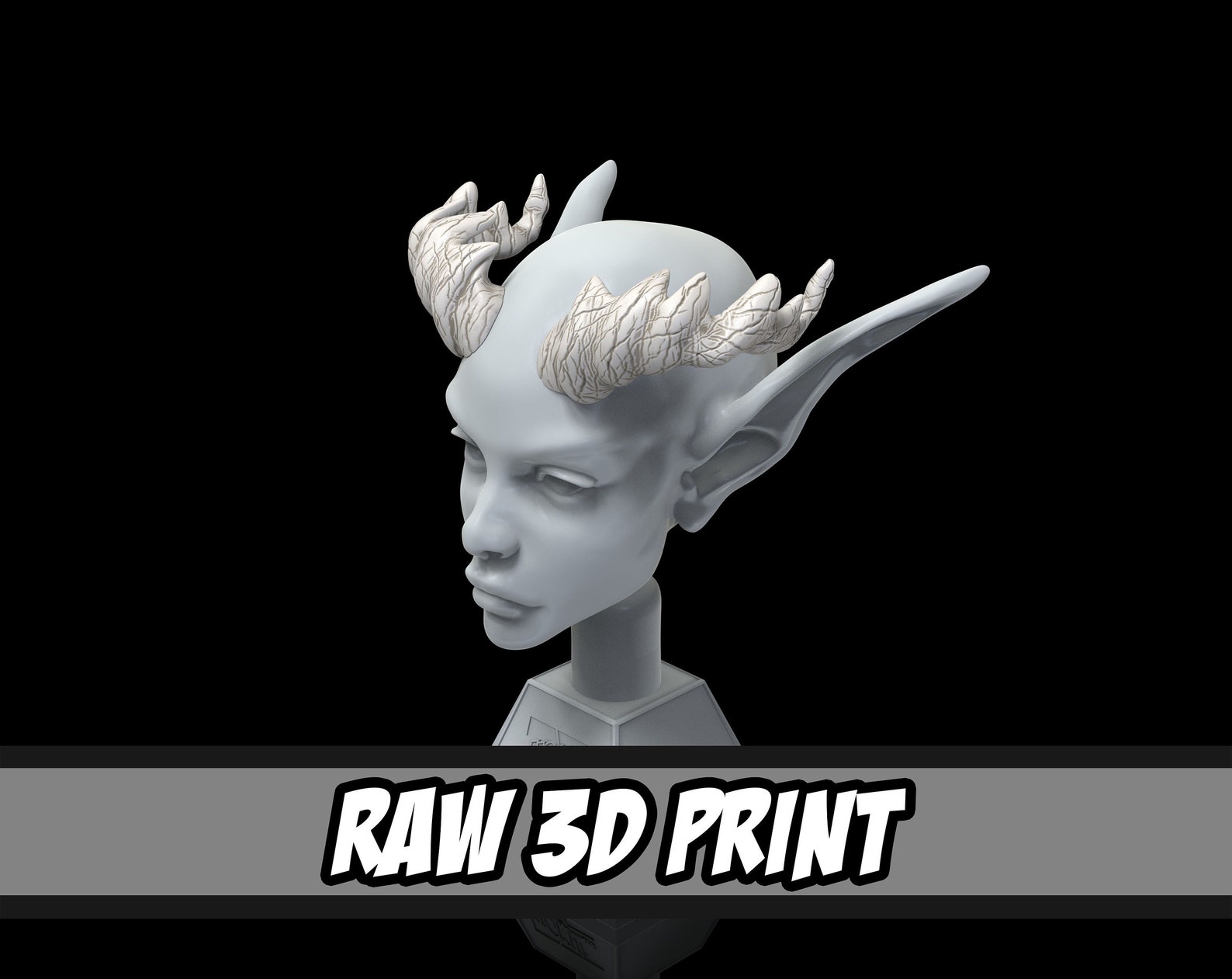 Horn Style 33 Raw 3D Print for Costume and Cosplay Accessories - Etsy