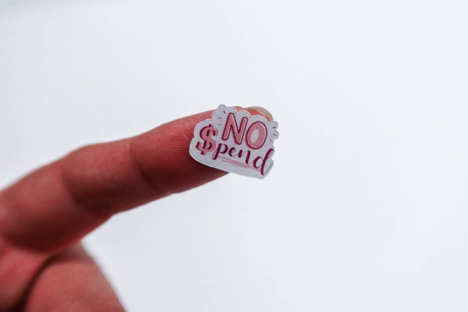 No Spend Stickers Personal Budget Stickers Planner Sticker - Etsy