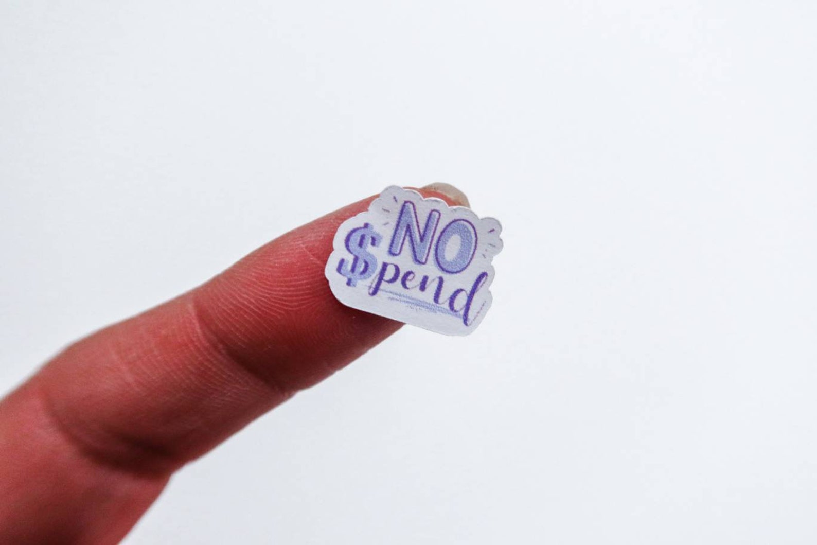 No Spend Stickers Personal Budget Stickers Planner Sticker - Etsy