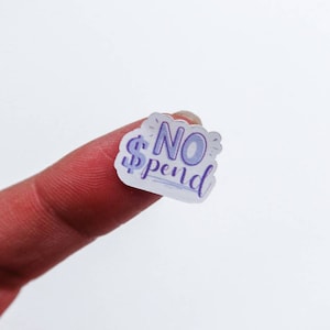 No Spend Stickers, Personal Budget Stickers, Planner Sticker Sheet ...