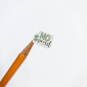 No Spend Stickers, Personal Budget Stickers, Planner Sticker Sheet ...