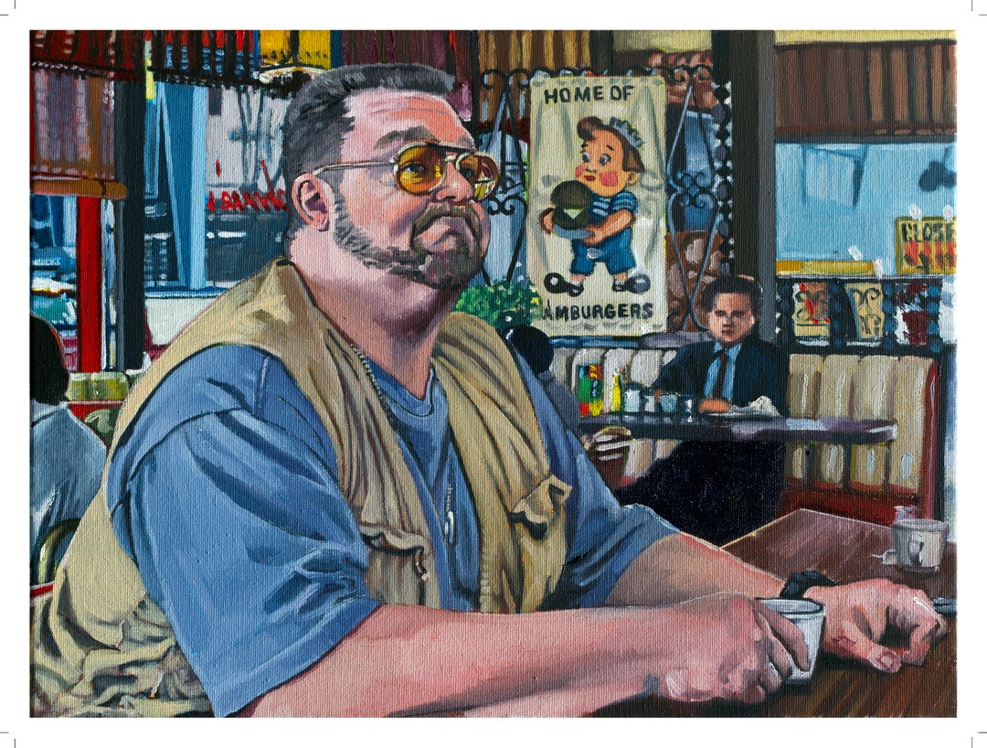 Walter Sobchak “i’m Finishing My Coffee” Art Print - Etsy