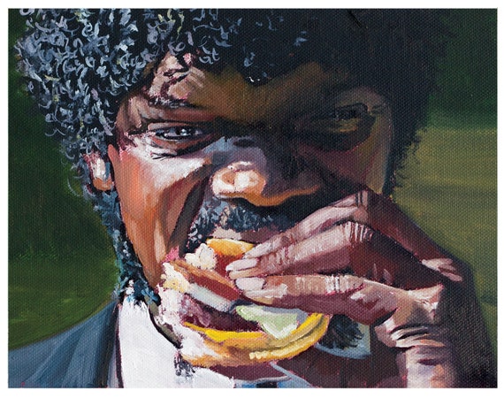 Pulp Fiction Samuel L Jackson Burger