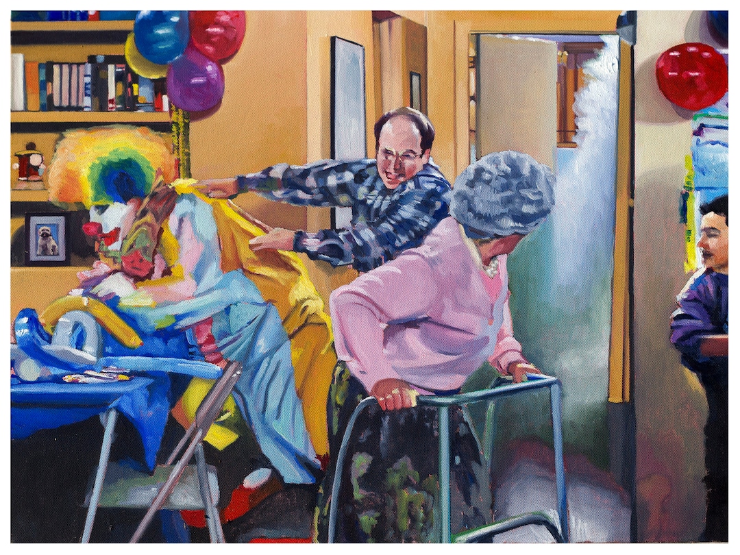 Fire! George Costanza From Seinfeld Art Prints - Etsy