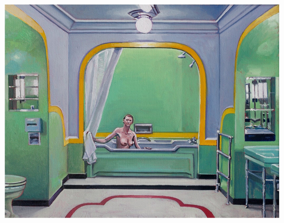 Bathroom of Room 237 at the Overlook Art Print - Etsy