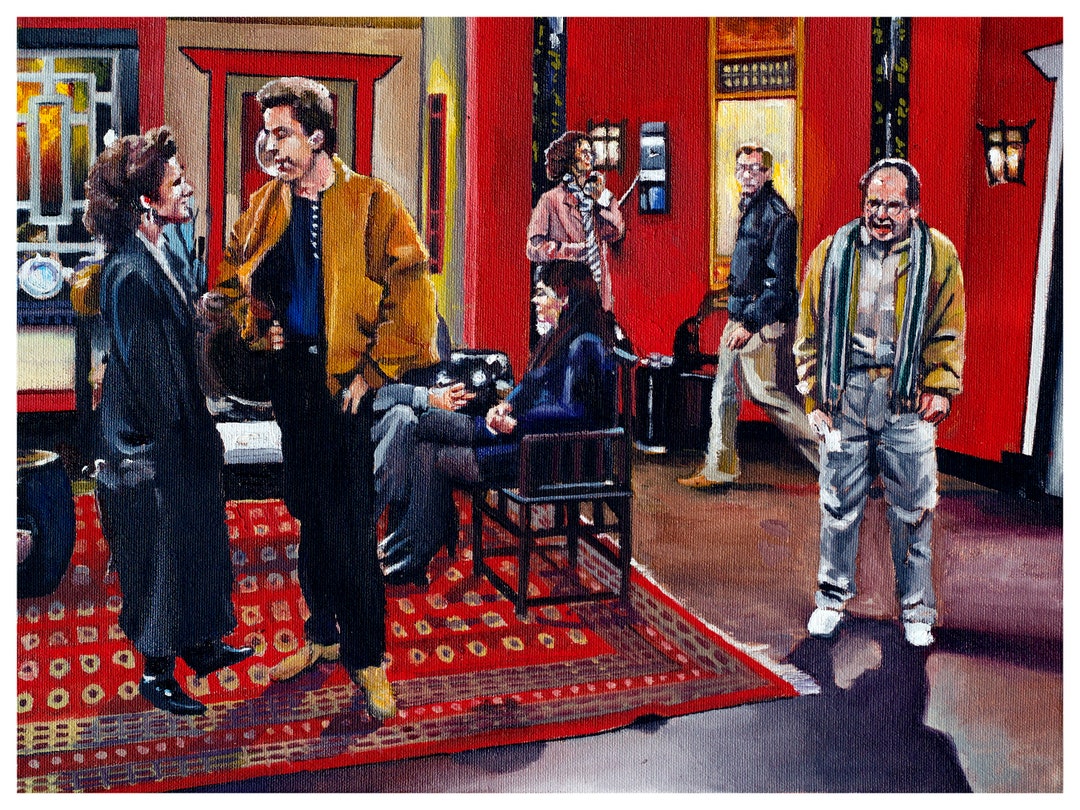 Seinfeld Art Prints "living in a Society!" - Etsy