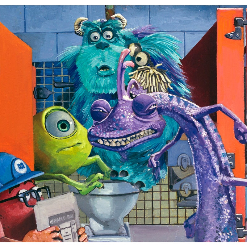Monster Bathroom - Etsy