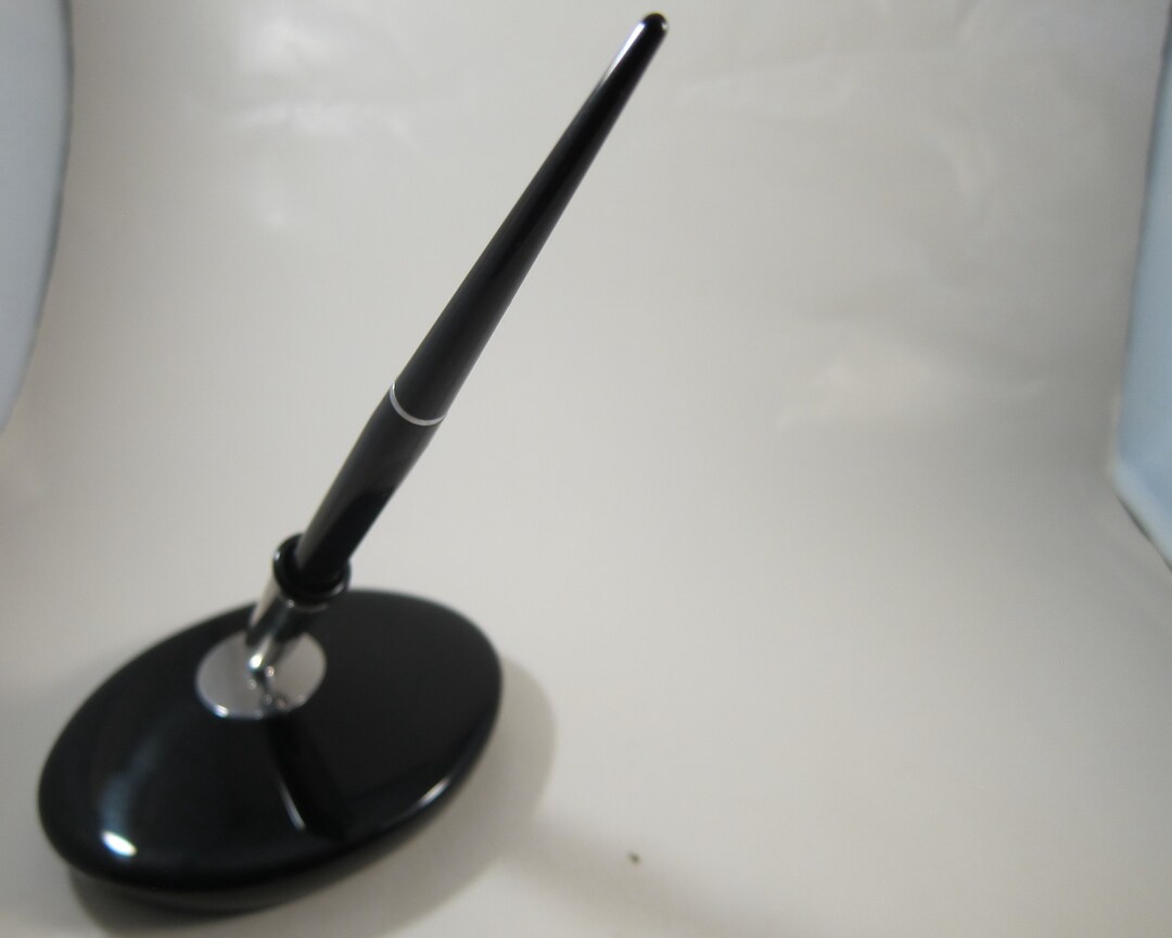 Restored Esterbrook Mid Century Fountain Pen Desk Set Black Fine Point ...