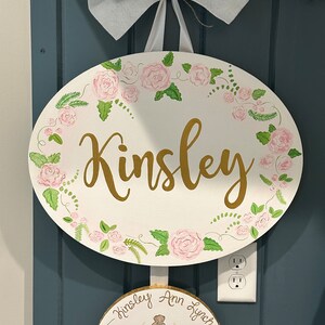 Ballerina Baby Door Hanger - Etsy