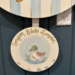 Duck Baby Door Hanger - Etsy