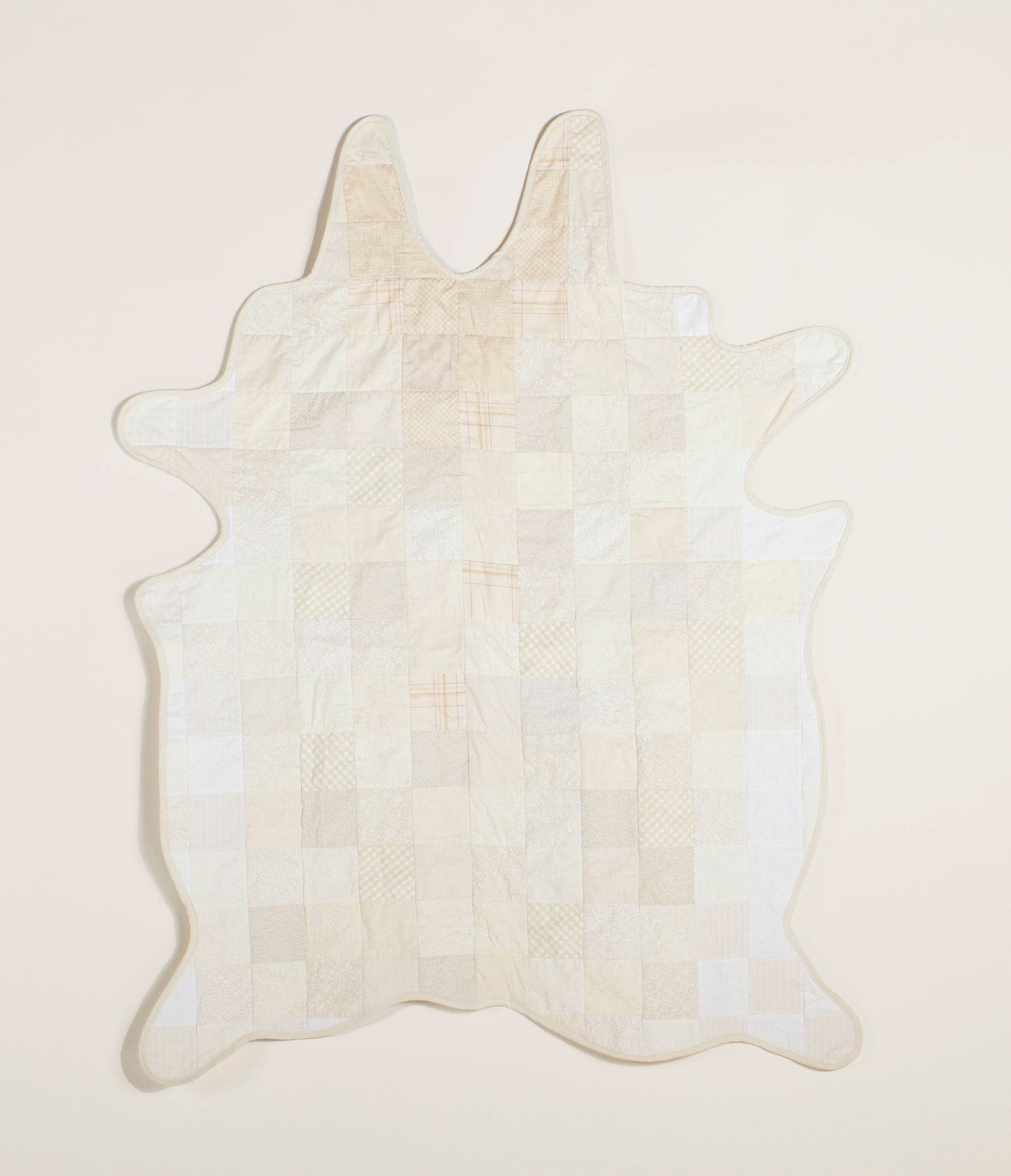 White Calf Cowhide Quilt Original Hand Made Quilt or Wall - Etsy