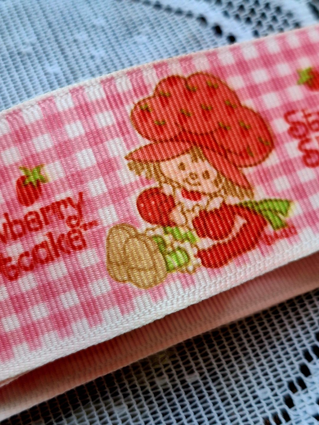 Deadstock 1980s Strawberry Shortcake Ribbon 38 Vintage Cute Girly ...