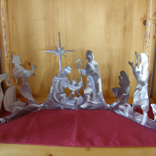 Metal Nativity - Etsy