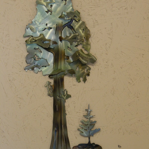 Metal Tree Sculpture - Etsy