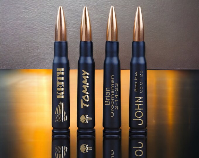 Bullet Casing Keychain Personalized Bullet Shells - Etsy
