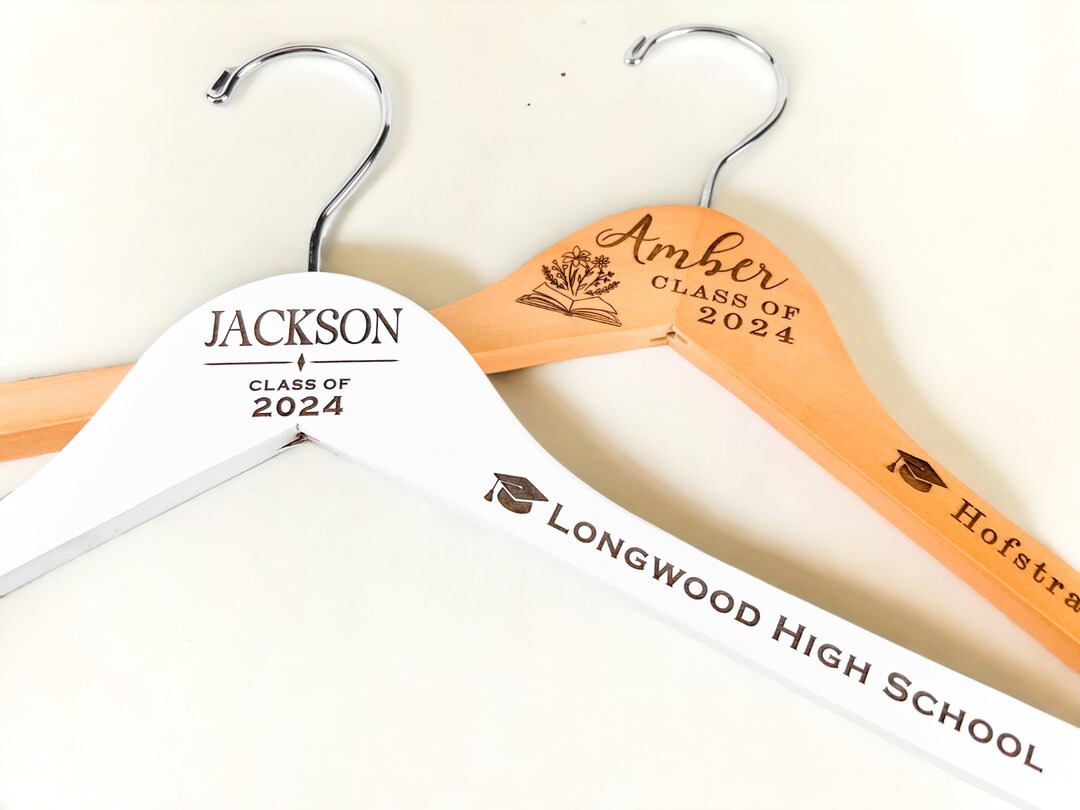 Graduation Gown Hanger, Personalized Graduation Photo Prop Robe Hanger ...