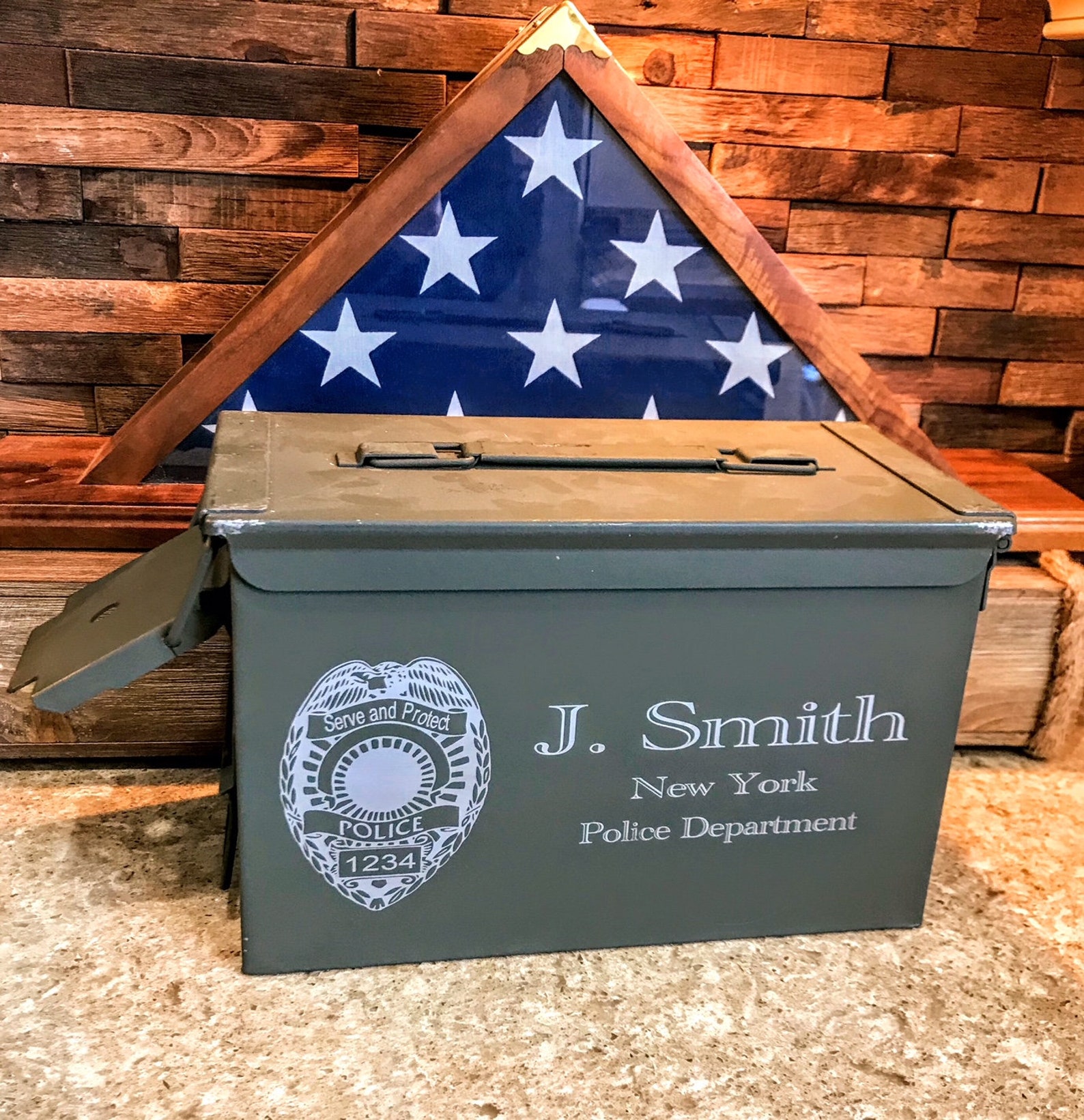 Personalized Ammo Box for Police and Fireman/ammunition - Etsy