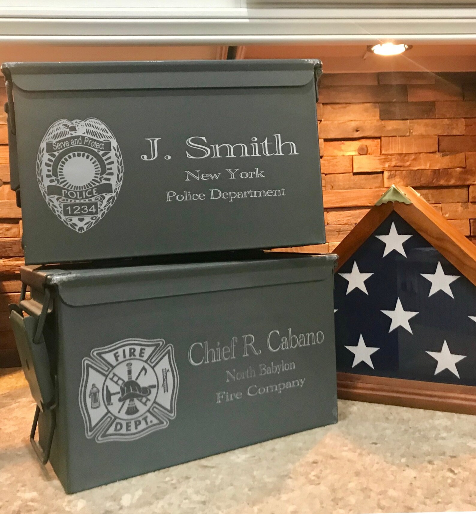 Personalized Ammo Box for Police and Fireman/ammunition - Etsy