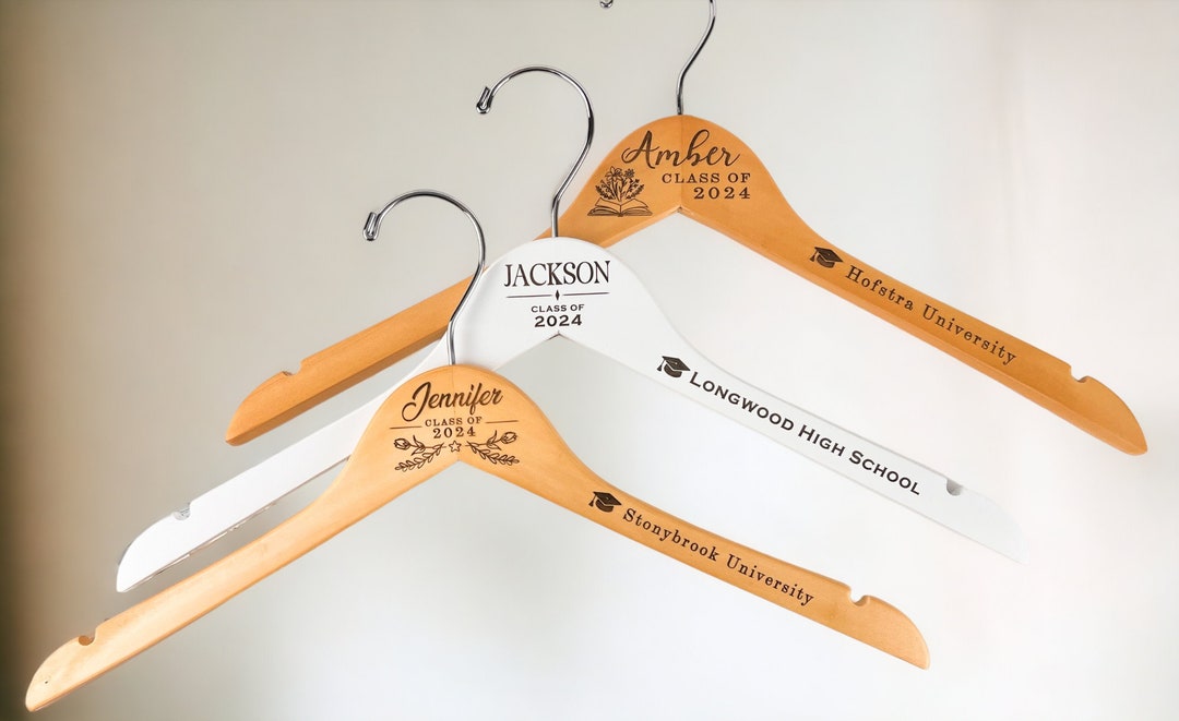 Graduation Robe Hanger, Personalized Graduation Photo Prop Gown Hanger ...