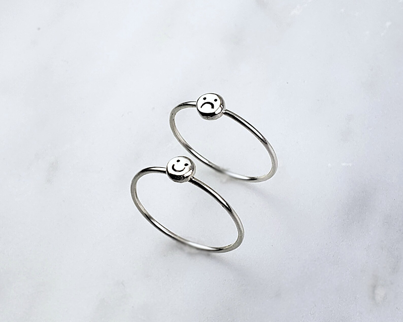 Mood Ring - Happy Face - Sad Face - Smiley Ring - Frowny Ring - Emoji ...