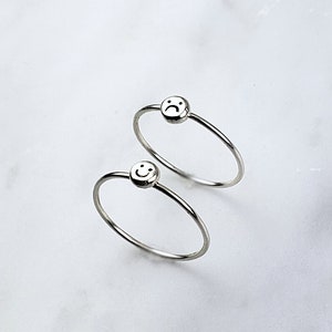 Mood Ring - Happy Face - Sad Face - Smiley Ring - Frowny Ring - Emoji ...