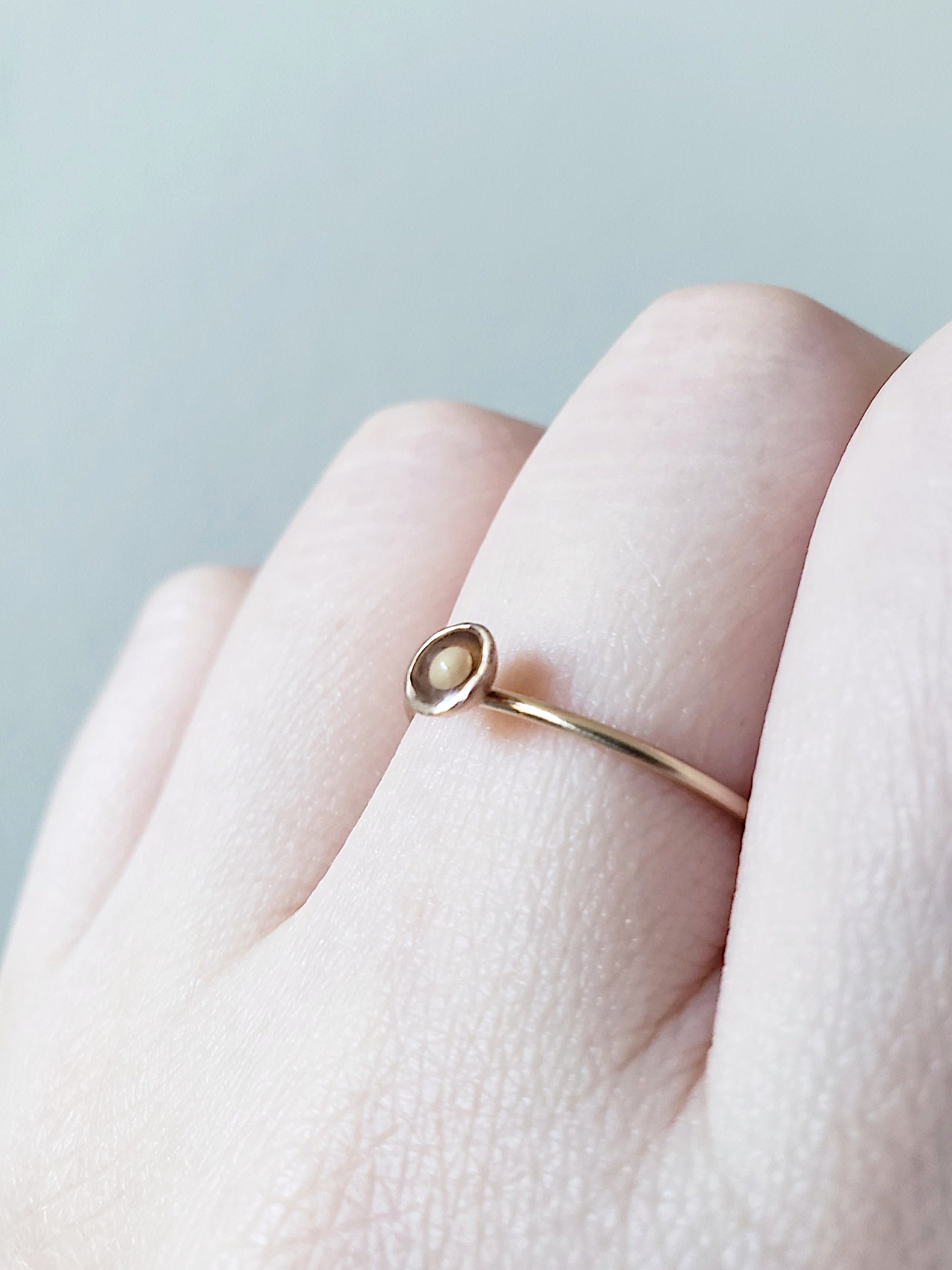Mustard Seed Ring - Faith Ring - Faith Jewelry - Seed Pod Ring ...