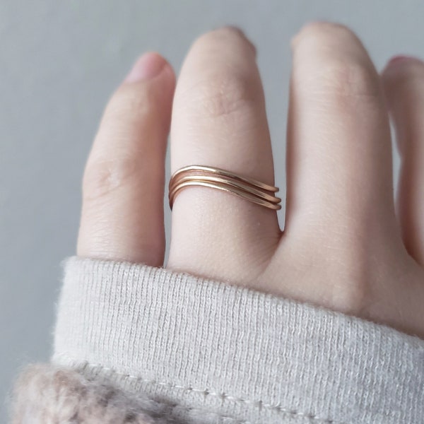 Curved Ring - Etsy
