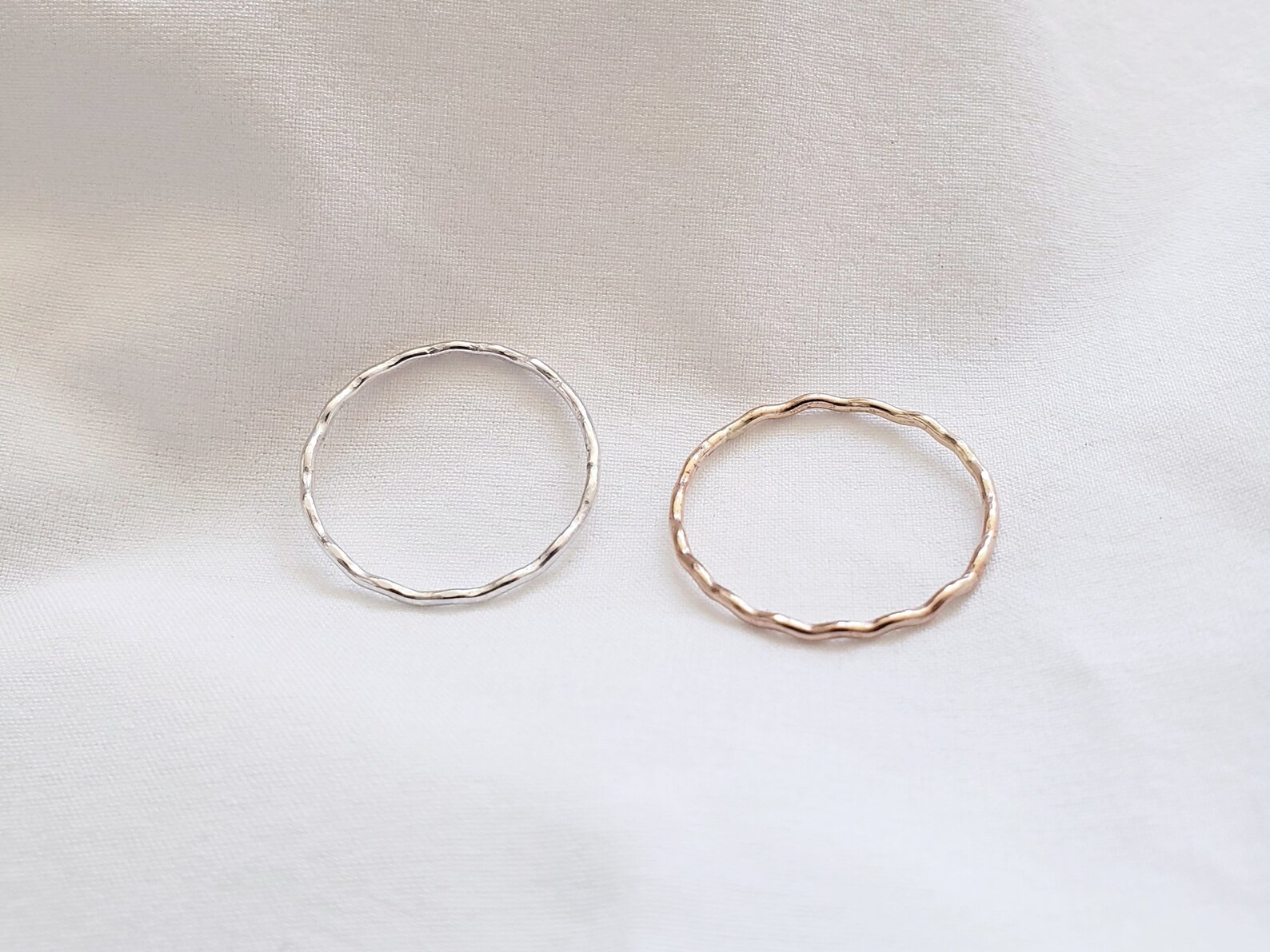 Small Wave Ring - Tiny Bump Ring - Minimal Band - Gold Wave - Silver ...