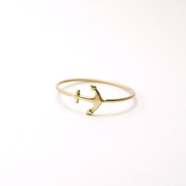 Nautical Gold Ring - Etsy