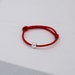 Red String of Fate Ring, 925 Sterling Silver Red String Ring, Promise ...