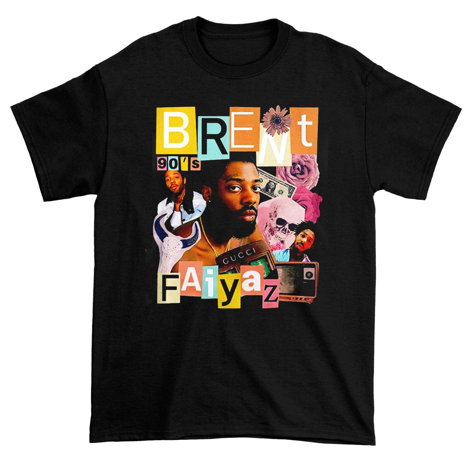 Brent Faiyaz T-Shirt, Vintage 90's Hip Hop Rap Tour, sold by Breezy ...
