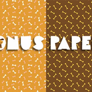 I Love My Dog, Dog Digital Paper, Dog Printable Paper, Craft Paper ...