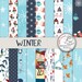 Winter Digital Paper, Christmas Paper, Christmas Patterns, Planner ...