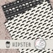 Hipster Digital Papers, Mustache Scrapbook Paper, Hipster Pattern ...