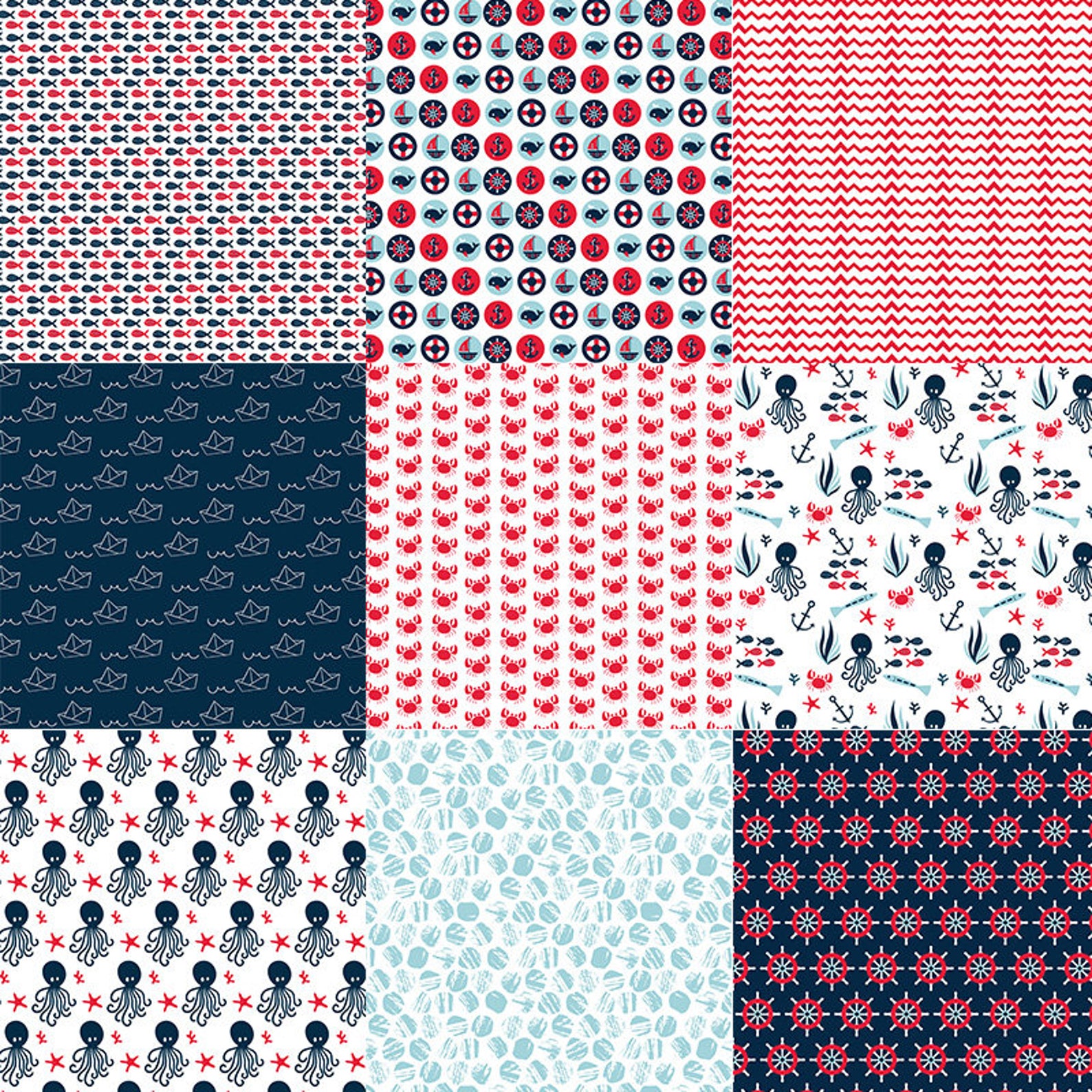 Nautical Papers, Marina Papers, Sea Papers, Ocean Paper, Blue Papers ...