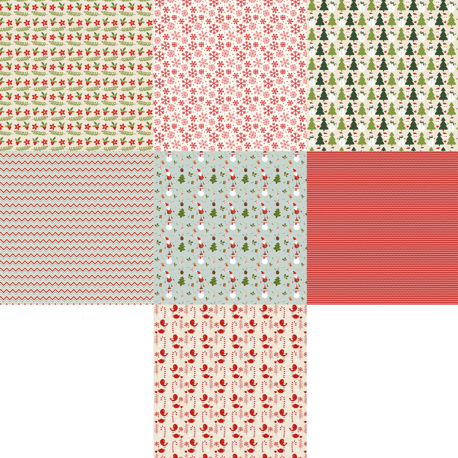 Christmas Digital Paper, Christmas Printable Paper,craft Christmas ...