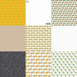 Back to School Digital Paper, Fall Paper, Chalkboard Doddles, Teacher ...