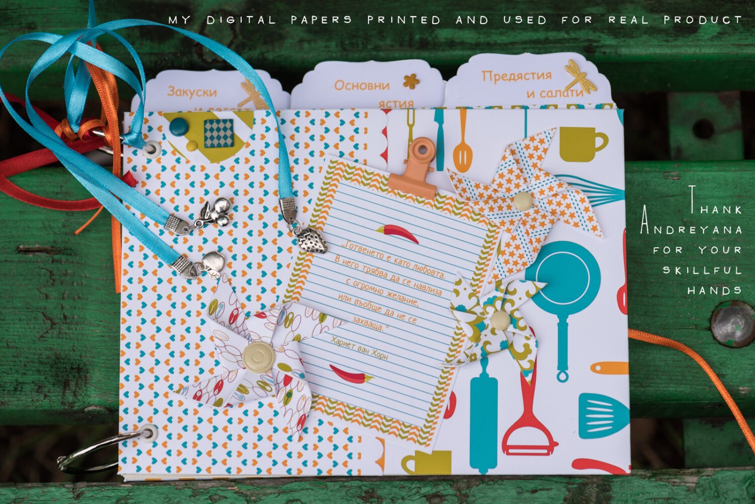 Retro Kitchen Digital Paper Background Set - Commercial and Personal ...