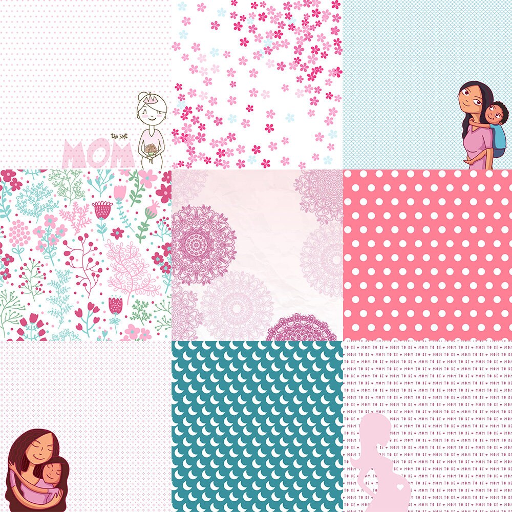 Pregnancy, New Baby, Pregnancy Paper, Planner Stickers, Maternity Paper ...