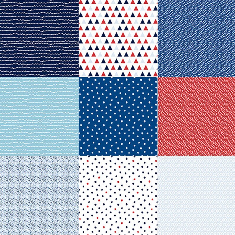 Nautical Digital Paper Anchor Digital Paper Coastal Digital Paper Navy ...