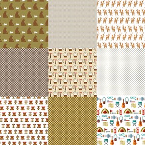 Camping Digital Papers, Great Outdoors Papers, Camping Scrapbook Papers ...