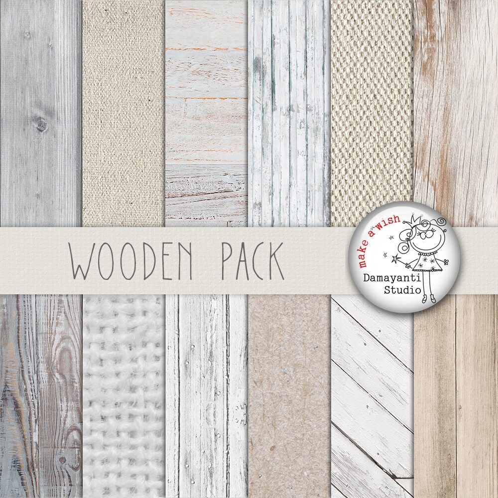 Wood Digital Paper, Wood Background, White Wood Texture, Rustic Wood ...