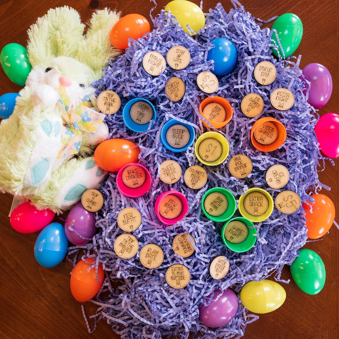 Easter Reward Tokens, Good Behavior Tokens, Kids Chore Tokens, Easter ...