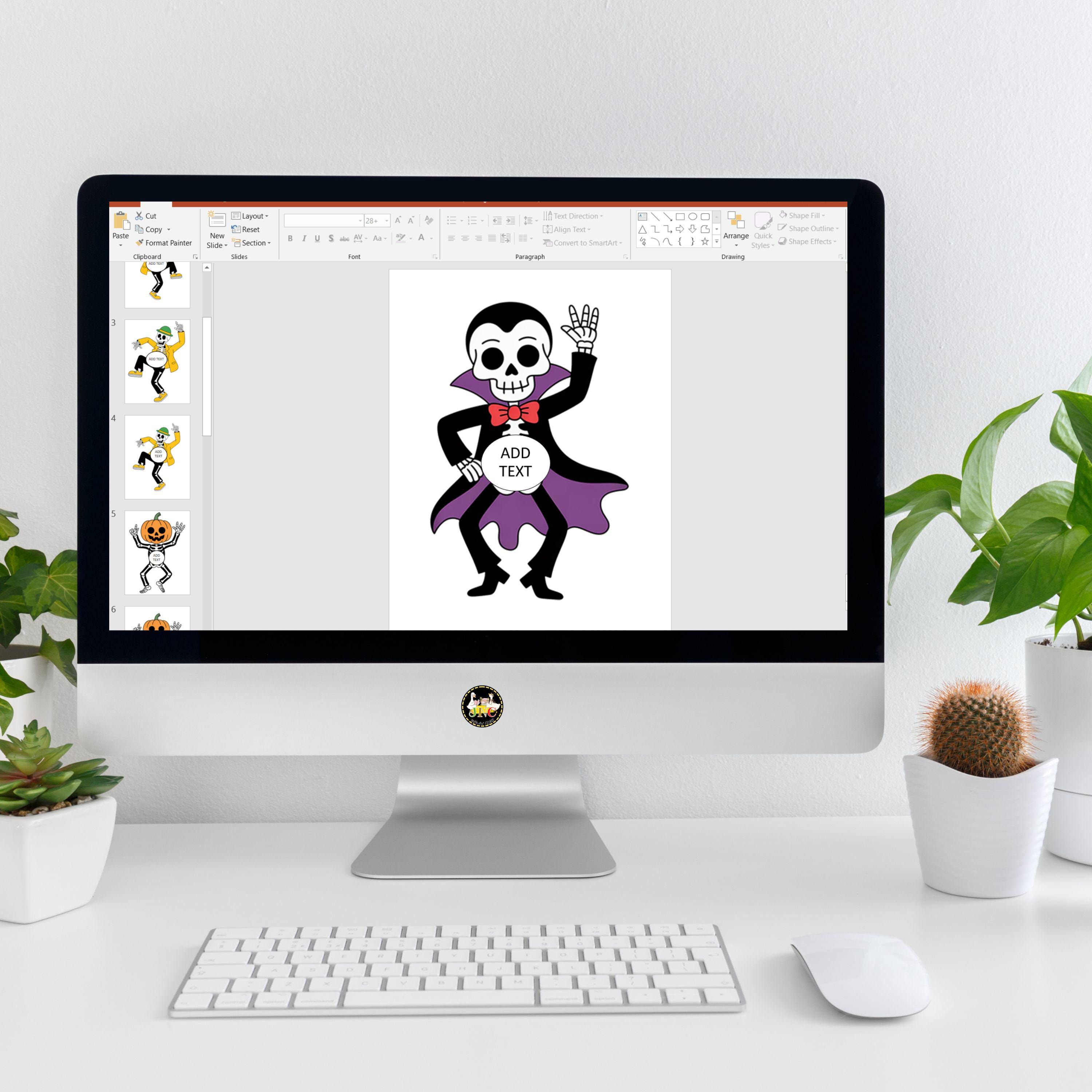 Skeleton Halloween Bulletin Board Kit | Fun Classroom Decor | Editable ...